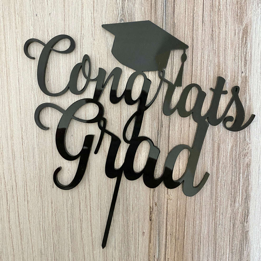 Congrats Grad Cake Topper – zoo&roo
