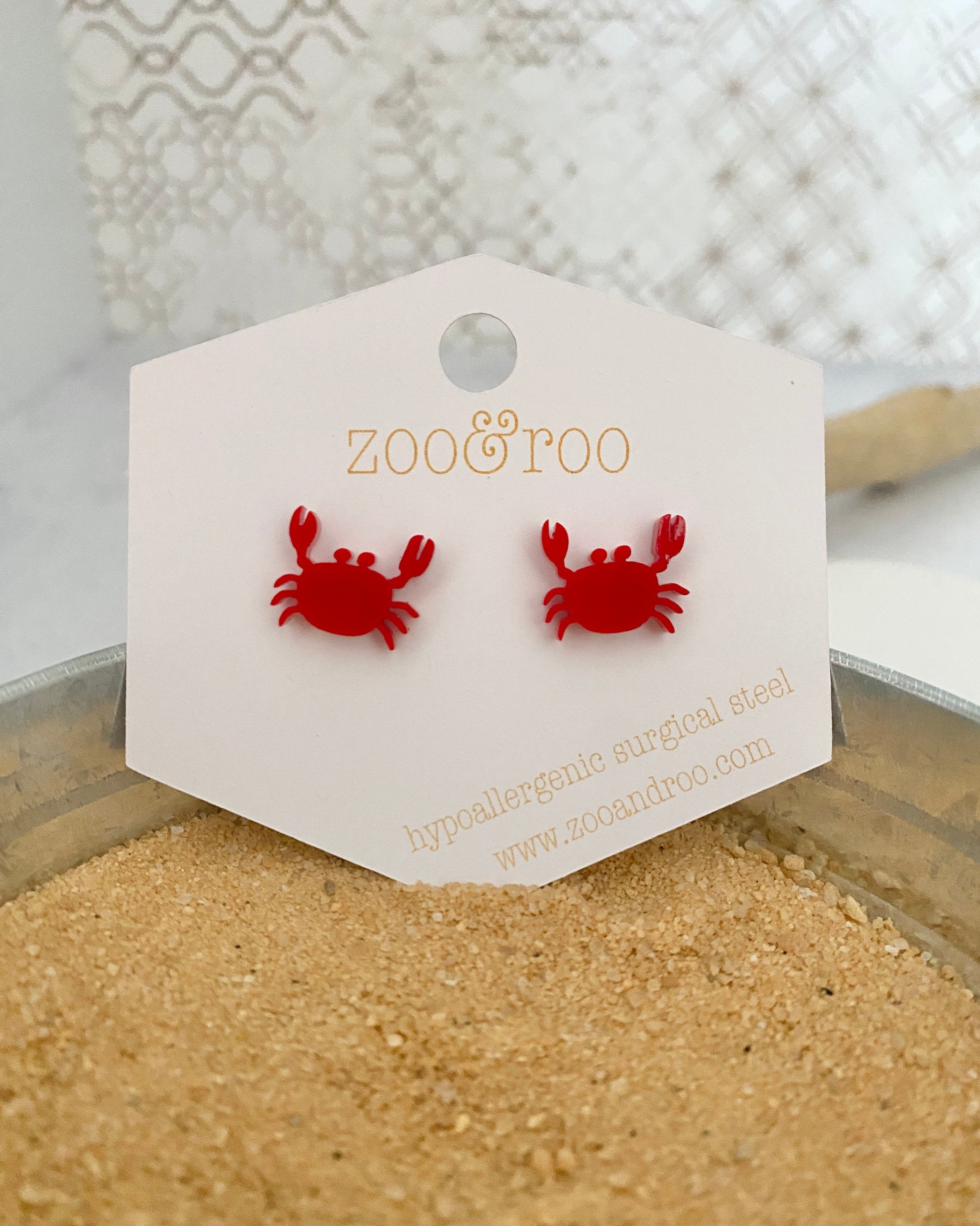 Crab Studs – zoo&roo